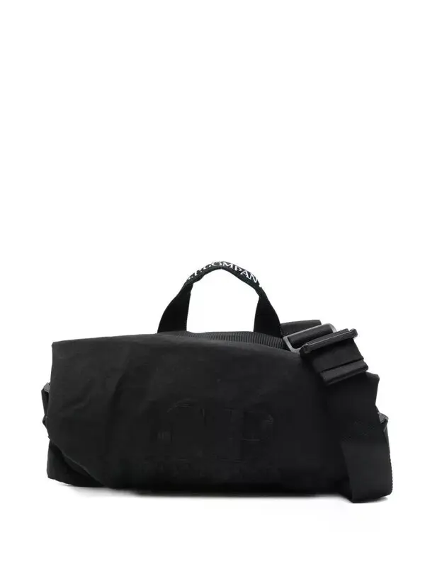 C.P. COMPANY Logo-embroidered Belt Bag - Black