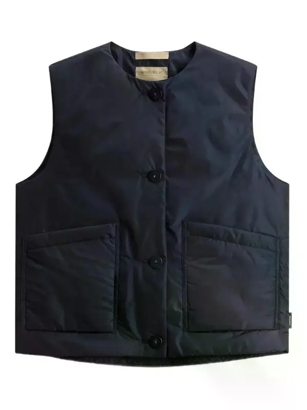 Woolrich Button-fastening Gilet With Patch Pockets