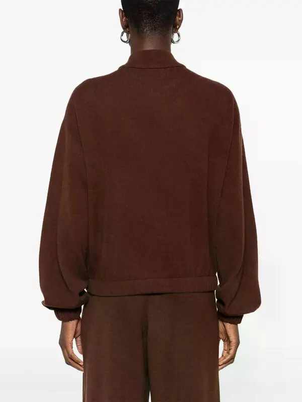 Fabiana Filippi Zip-front Cardigan - Brown