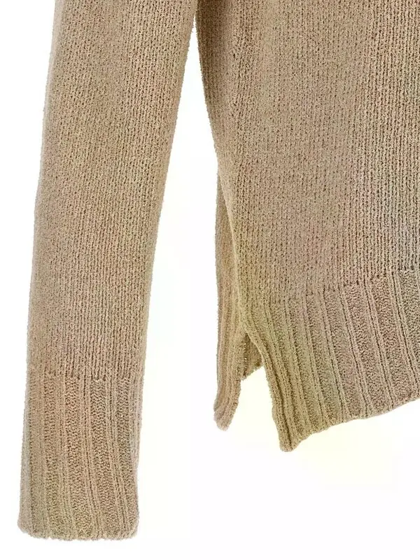 MA'RY'YA Hooded Side-split Sweater