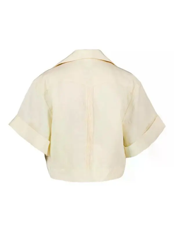 Johanna Ortiz Pleated-panel Short-sleeve Shirt