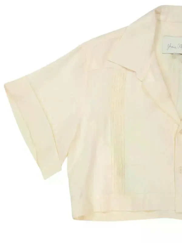 Johanna Ortiz Pleated-panel Short-sleeve Shirt