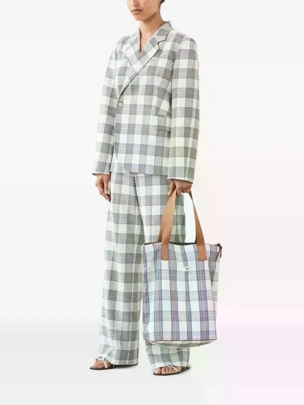 Baum Und Pferdgarten Pleated Check Trousers