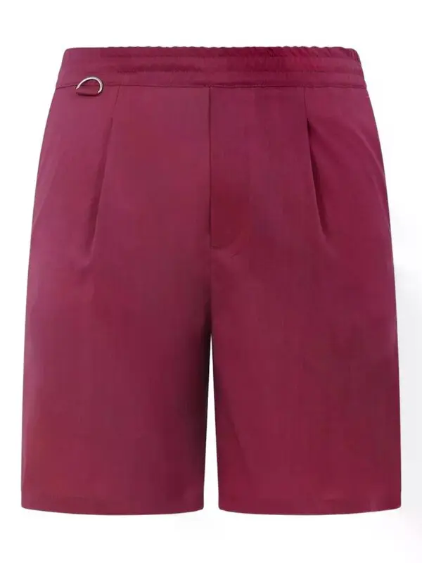 LOW BRAND Tokyo Tropical Pleated Shorts - Pink