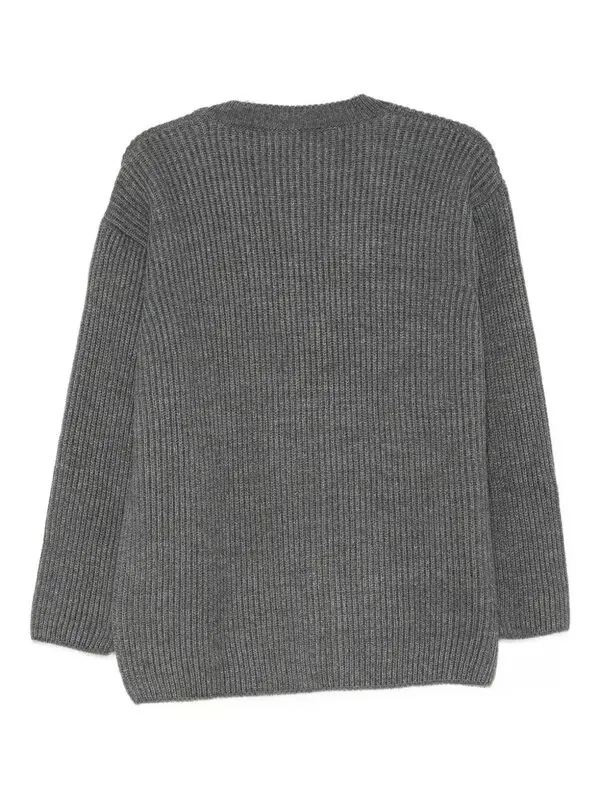 MSGM Ribbed-knit Button Cardigan