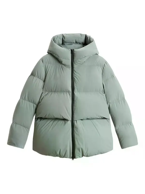 Woolrich Hooded Puffer Jacket - Green