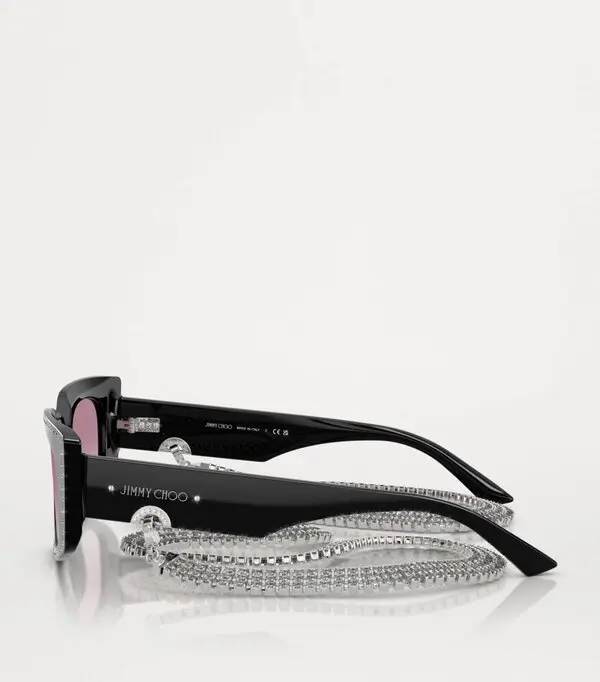 JIMMY CHOO Studded Acetate Sunglasses