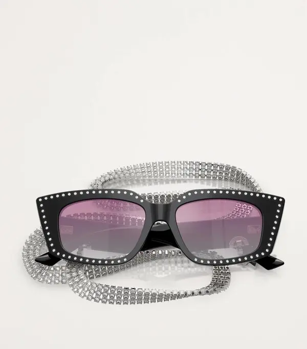 JIMMY CHOO Studded Acetate Sunglasses