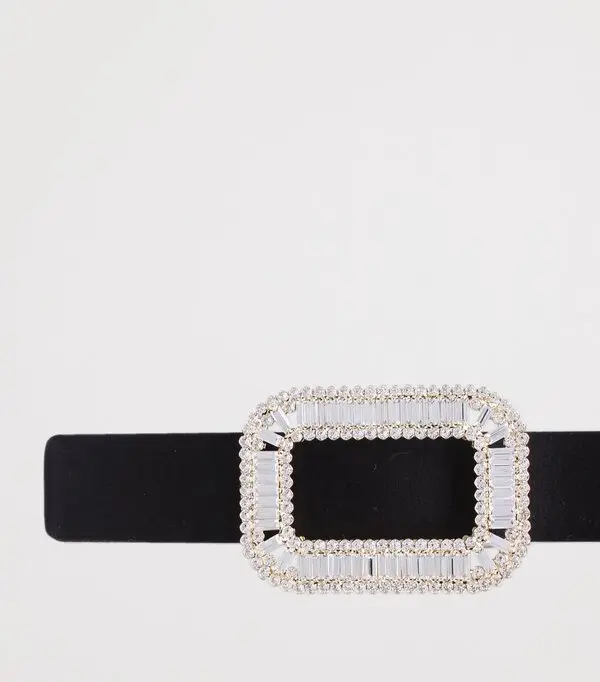 ROGER VIVIER Embellished Satin Belt