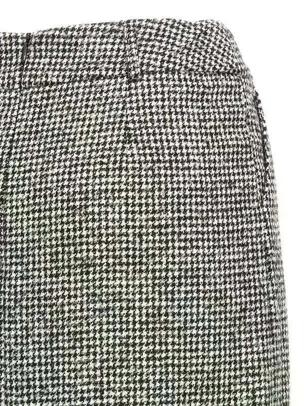 Ermanno Scervino Houndstooth Midi Skirt