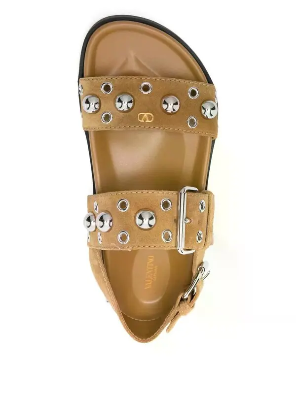 Valentino Garavani Studded Buckle Sandals