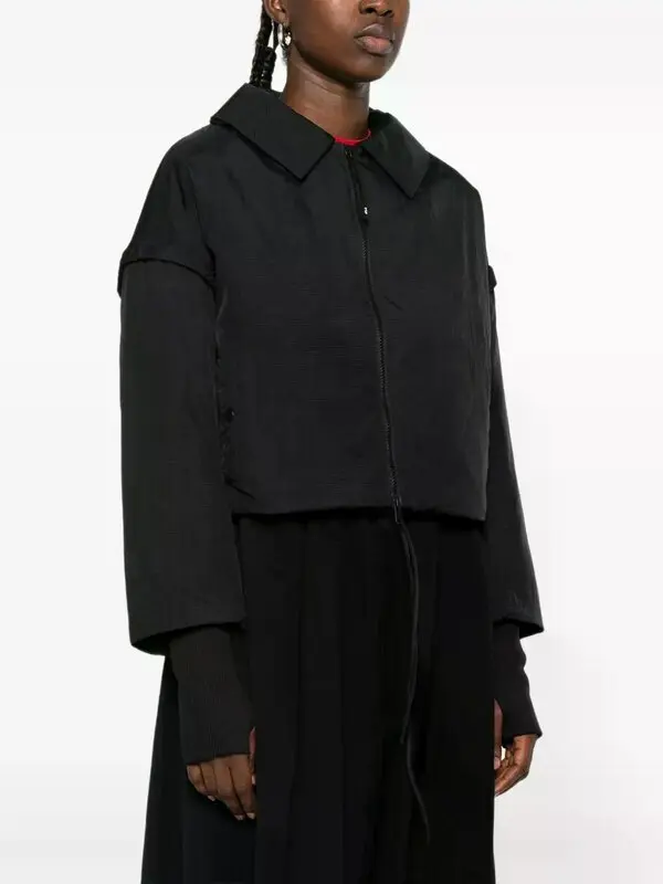 Y3 Zip-front Cropped Jacket