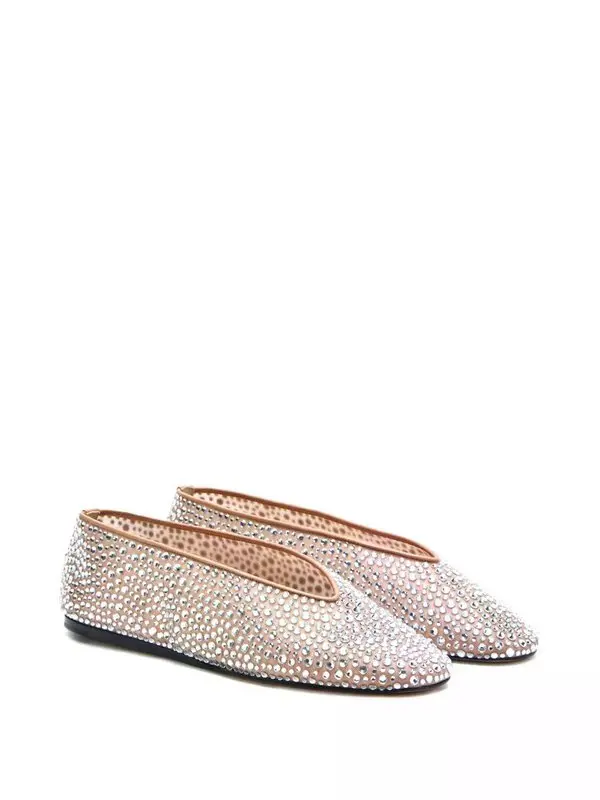 Le Monde Beryl Crystal Embellished Ballet Flats