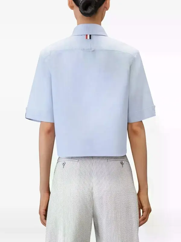 Thom Browne Oxford Short-sleeve Shirt