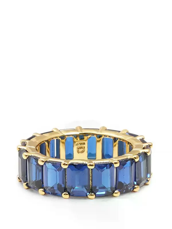 IZABEL DISPLAY Zirconia Embellishment Ring - Blue