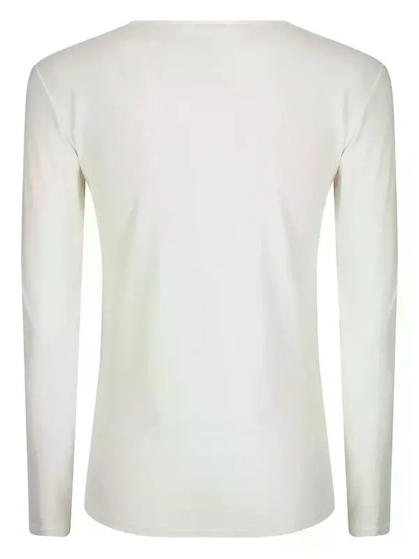 M.S.M. Ribbed Round-neck Long-sleeve T-shirt
