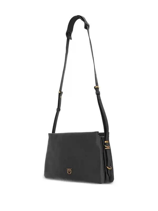 Pinko Love Birds Motif Shoulder Bag - Black