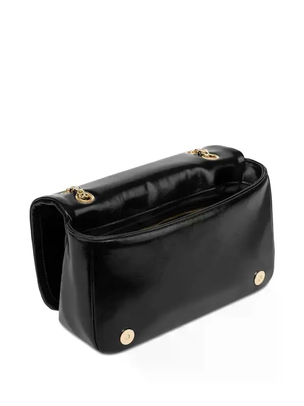 Moschino Chain Strap Studded Logo Bag