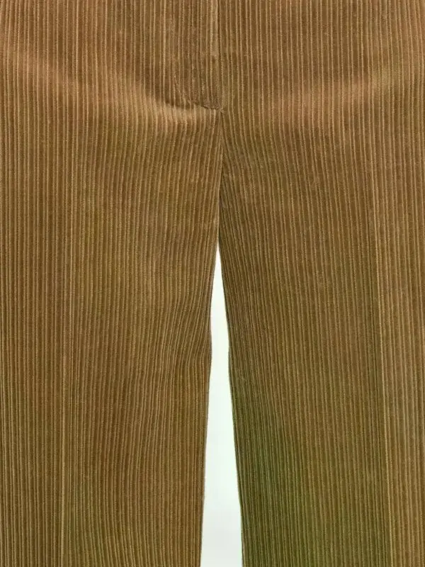 P.a.r.o.s.h Corduroy Straight Trousers - Brown