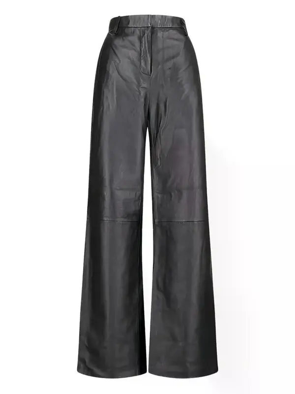 ENES High-waist Leather Trousers
