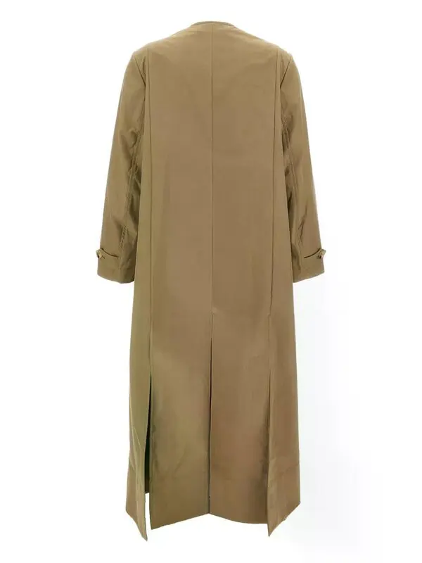Simone Rocha Embellished Belted Cotton-blend Coat - Brown