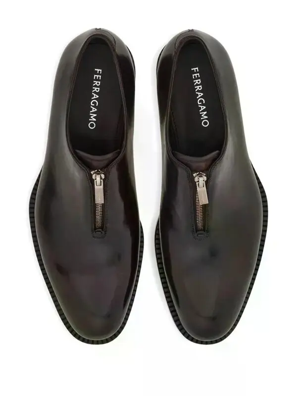FERRAGAMO Zip-closure Derby Shoes