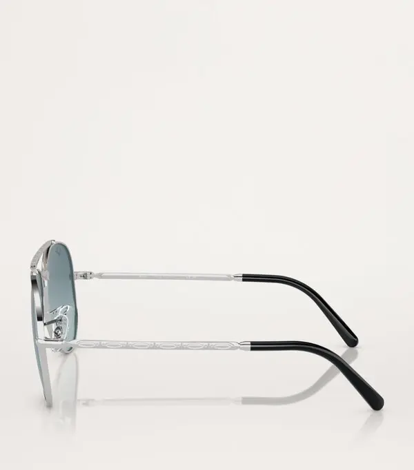 Ray-ban Metal Aviator Sunglasses - Silver
