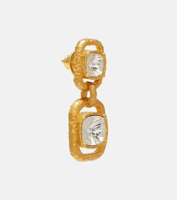 Oscar De La Renta Crystal-embellished Drop Earrings