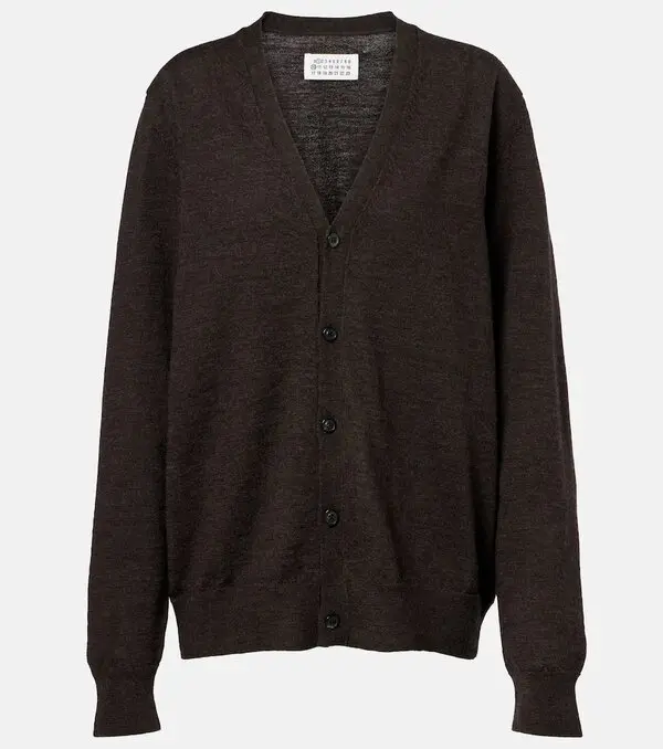 MAISON MARGIELA Four Stitches Wool Cardigan