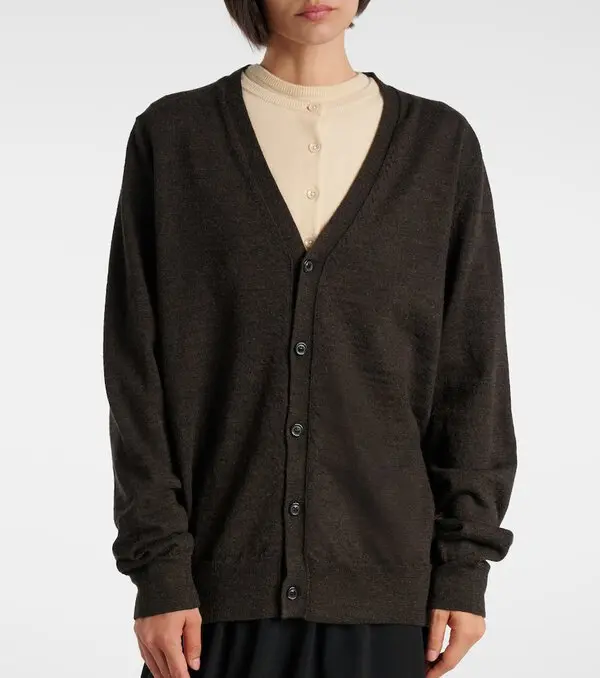 MAISON MARGIELA Four Stitches Wool Cardigan