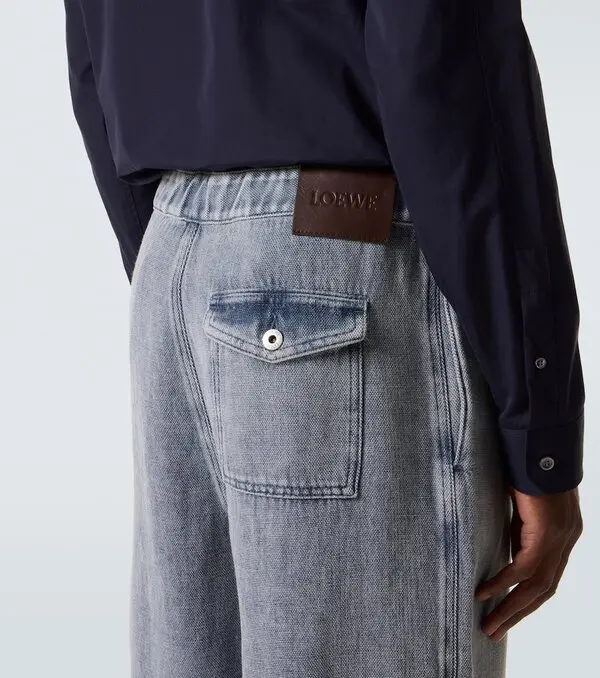 Loewe Mid-rise Wide-leg Jeans