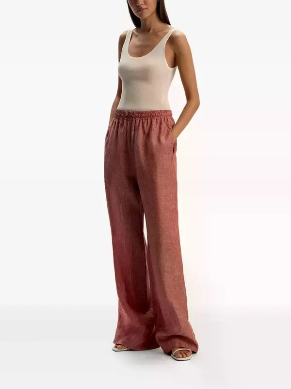12 STOREEZ Linen Trousers With Drawstring Waistband