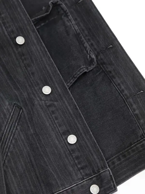 Carhartt Work In Progress Denim Jacket With Zip Pocket