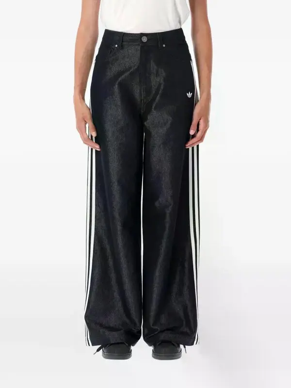 Adidas 3-stripes Metallic Wide Leg Jeans