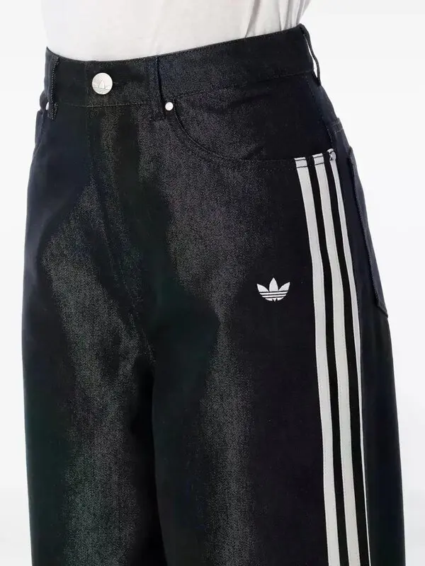 Adidas 3-stripes Metallic Wide Leg Jeans