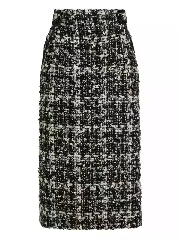 Dolce & Gabbana Midi Tweed Skirt