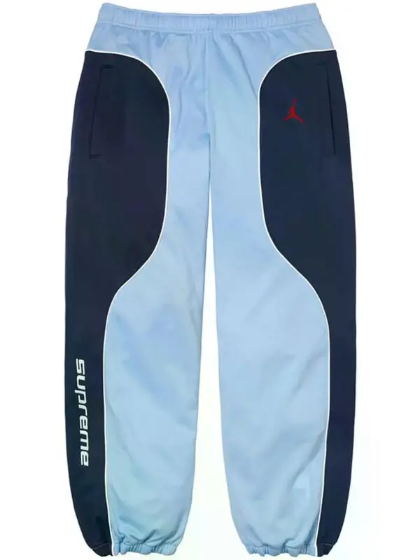 Supreme X Jordan Tricot Track Pants - Blue