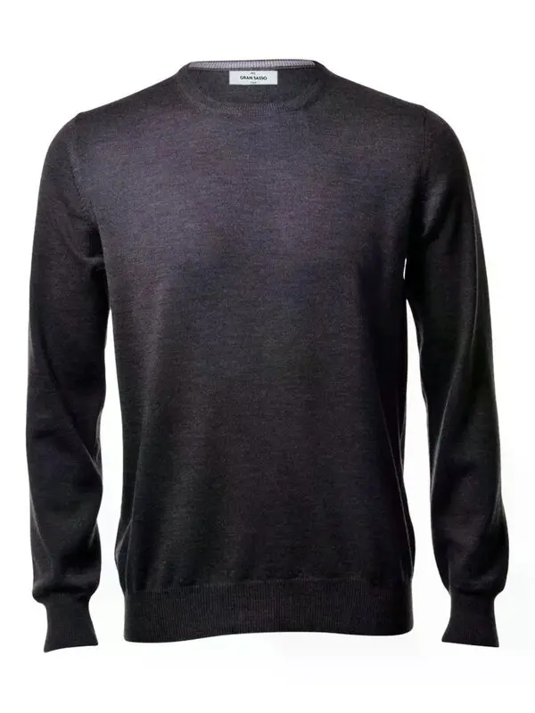 GRAN SASSO Crew Neck Wool Sweater