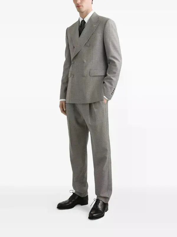 Dolce & Gabbana Houndstooth Double-breasted Blazer