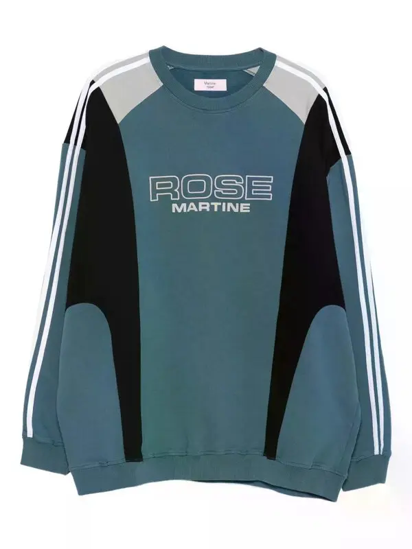 Martine Rose Paneled Striped Sweatshirt
