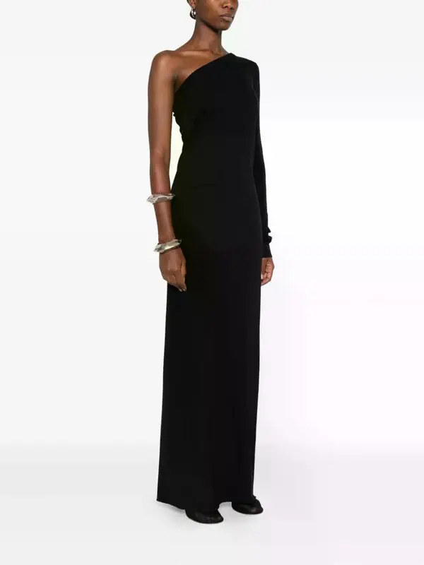 Rick Owens Asymmetrical One-shoulder Maxi Dress