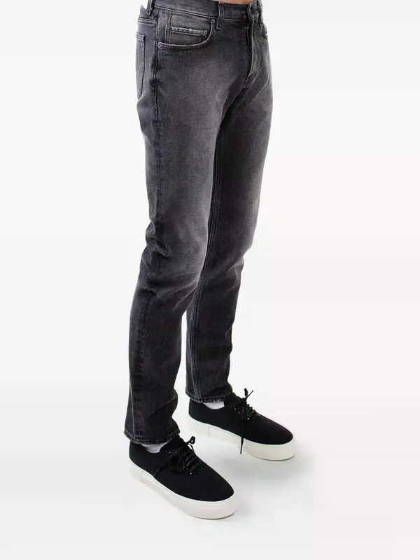 Harmony Faded Effect Cotton Jeans