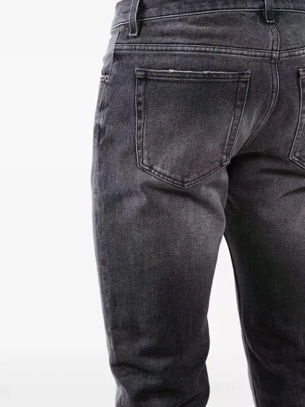 Harmony Faded Effect Cotton Jeans
