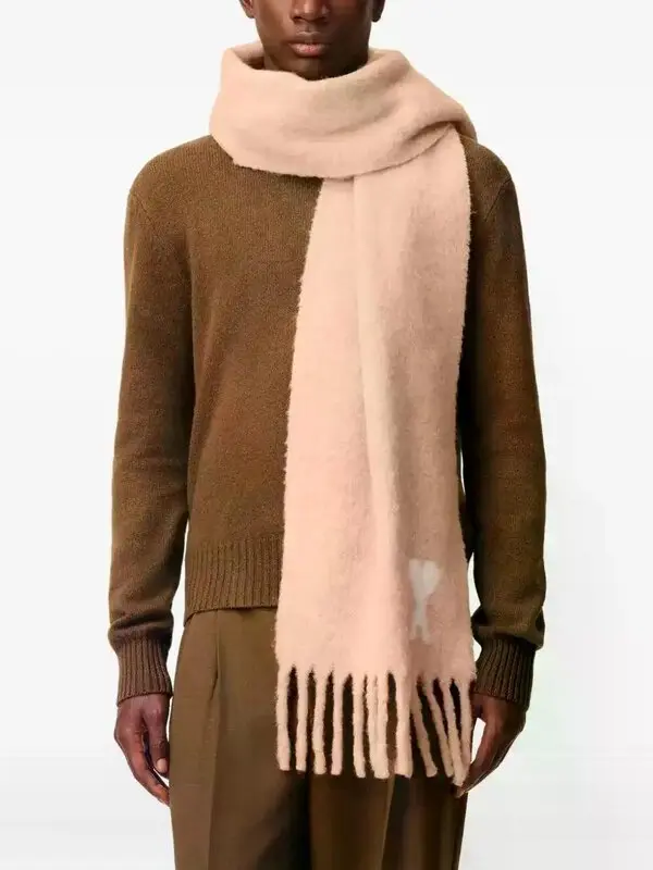 AMI Paris Off De Coeur Scarf