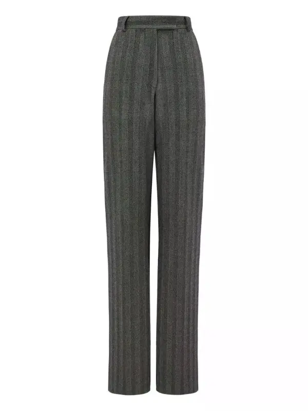 FERRAGAMO Chevron-pattern Trousers