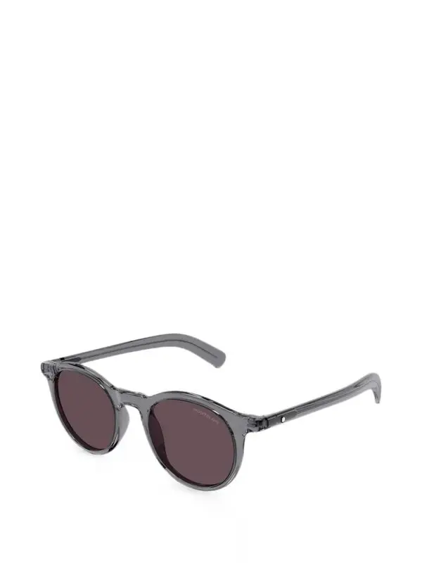 Montblanc Mb0353s Round-frame Sunglasses