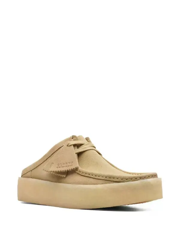 Clarks Suede Wallabee Cup Shoes - Neutrals