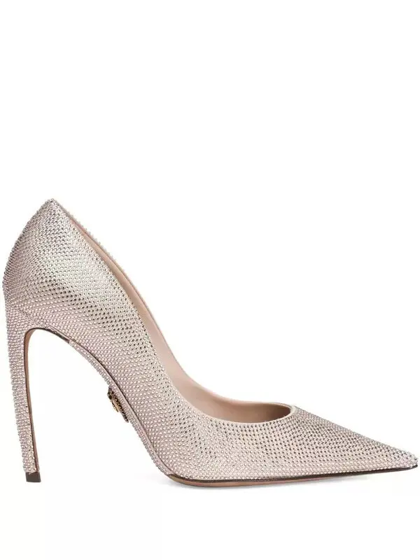Dolce & Gabbana 105mm Crystal-embellished Pointed-toe Pumps - Pink