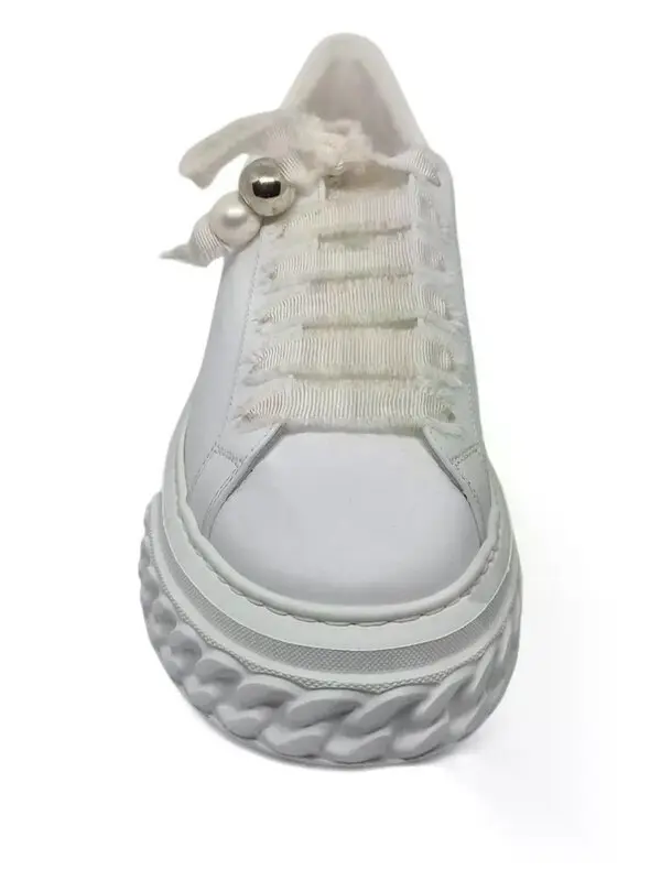 Casadei Off-road Embellished Low-top Sneakers