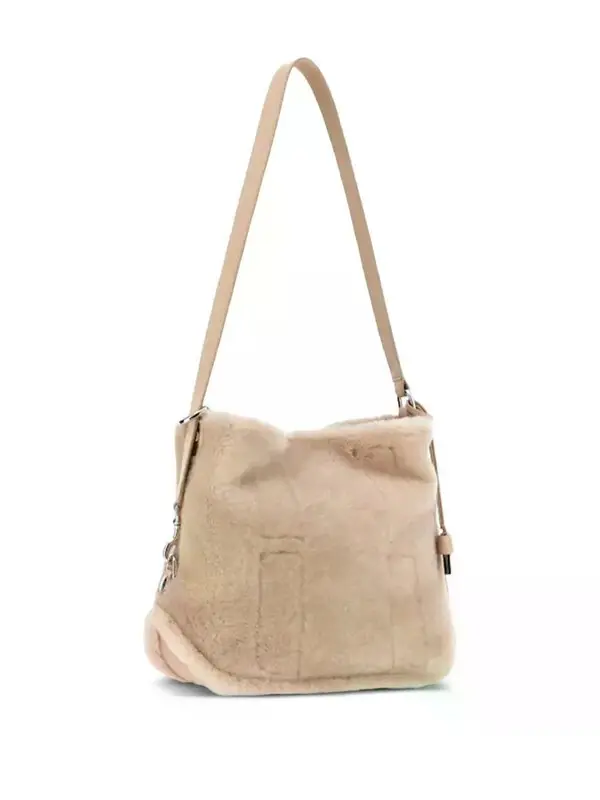 Hogan Magnetic Closure Leather Tote Bag
